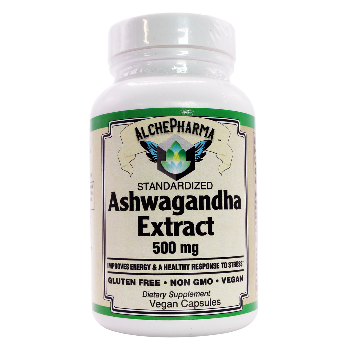 Ashwagandha Extract Capsules Standardized to 2.5% Withanolides, Vegan ...