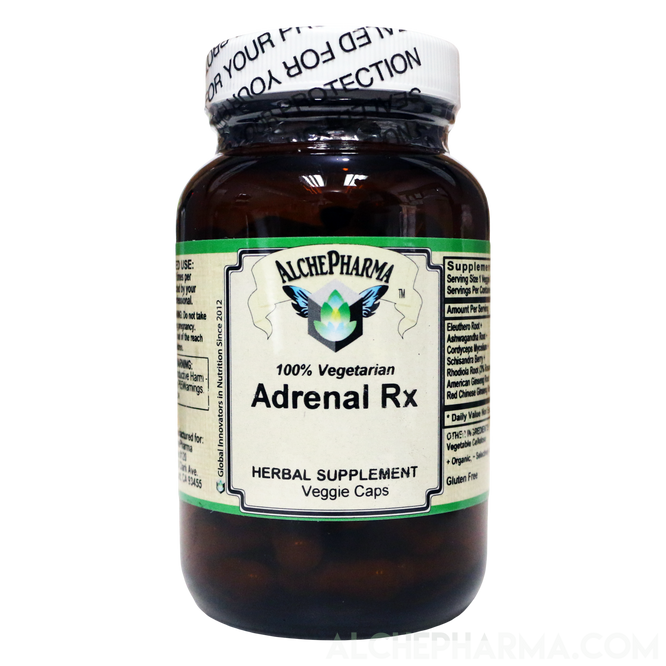 Adrenal Rx Powder Capsules Adaptogen Blend – AlchePharma