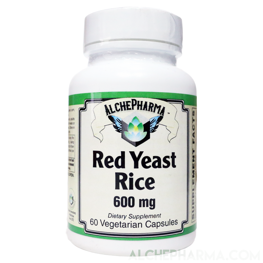 Red Yeast Rice (Organic and Citrinin Free ), 600mg – AlchePharma