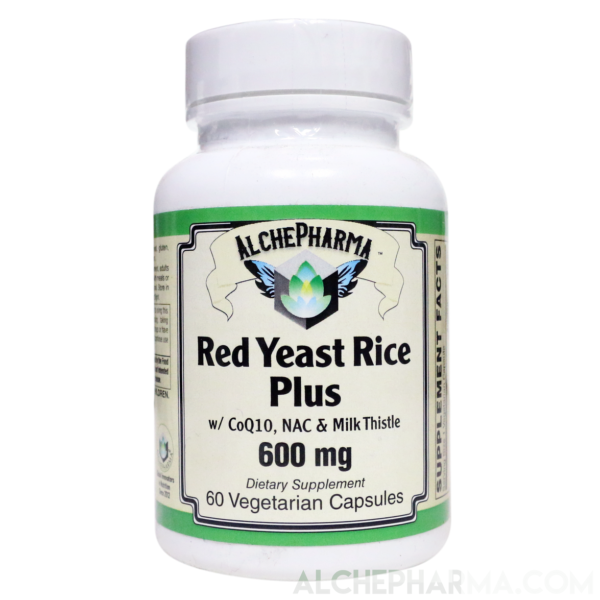 Red Yeast Rice Plus, 600mg ( Organically Grown - Citrinin Free ...