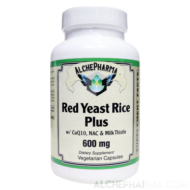 Red Yeast Rice Plus, 600mg ( Organically Grown - Citrinin Free ...
